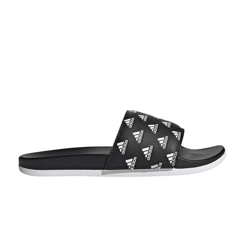 adidas Adilette Comfort Slides 'Repeat Logo - Black' GV9735 - GV9735 ...