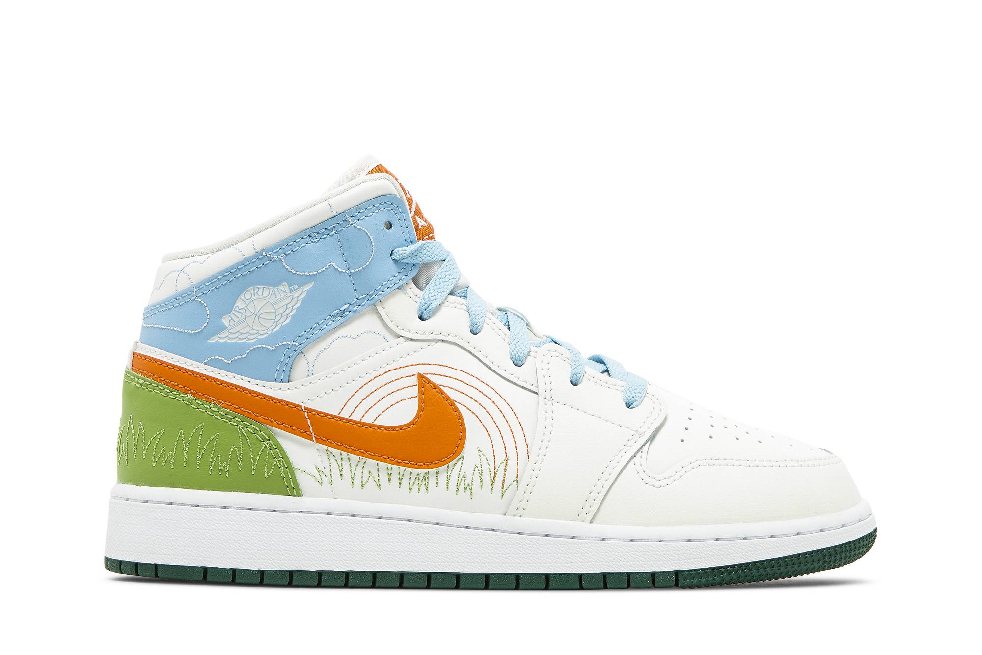 Air Jordan 1 Mid SE GS 'Stitch' - DX2462-100 - Novelship