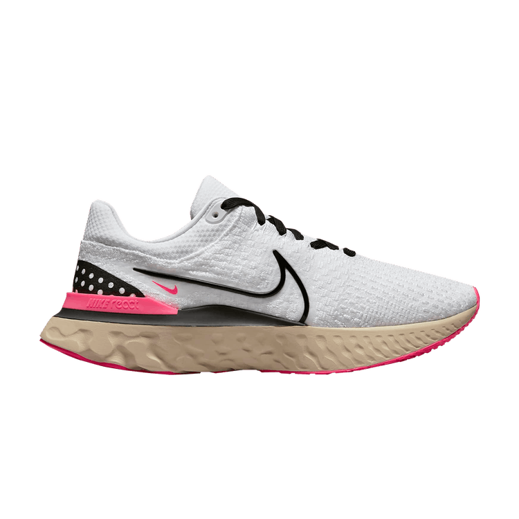 Nike React Infinity Run Flyknit 3 'White Hyper Pink' - DH5392-101 ...