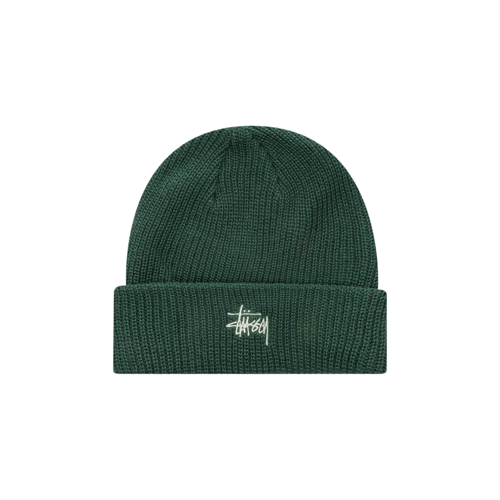 Stussy Basic Cuff Beanie Spruce - Novelship