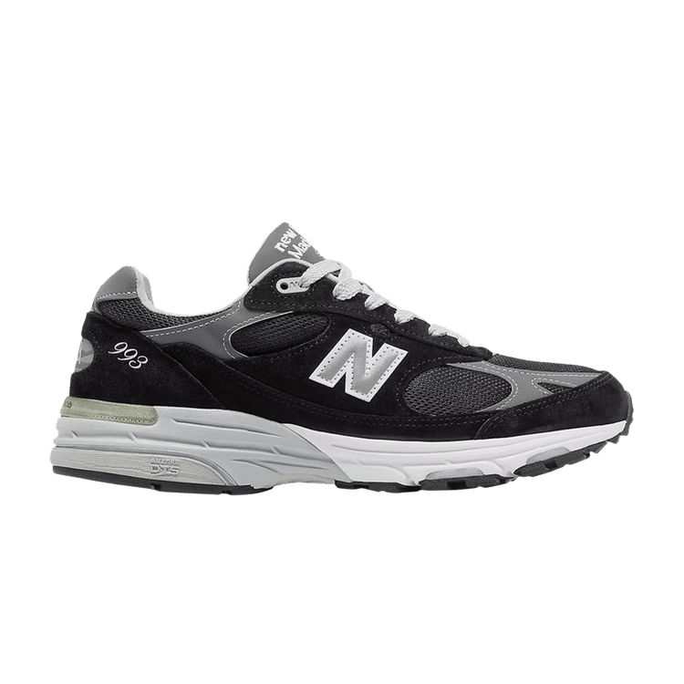 (Women) New Balance 993 Made In USA Wide 'Black Grey' WR993BK‑D ...