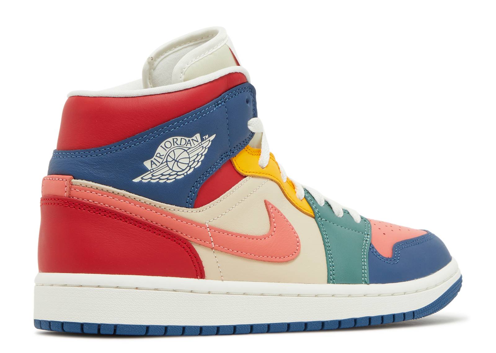 Air Jordan 1 Mid 'Multi‑Color' (WMNS) - DN3738-400 - Novelship