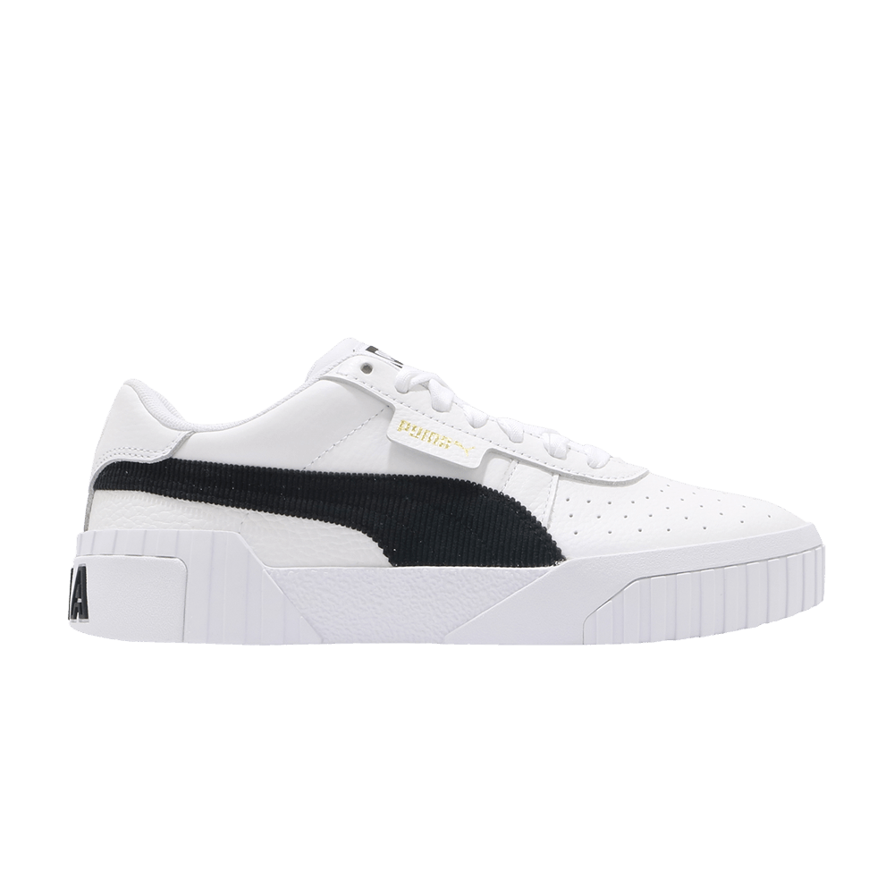 (Women) Puma Cali 'Corduroy - White Black' 374663-01 - 374663-01 ...
