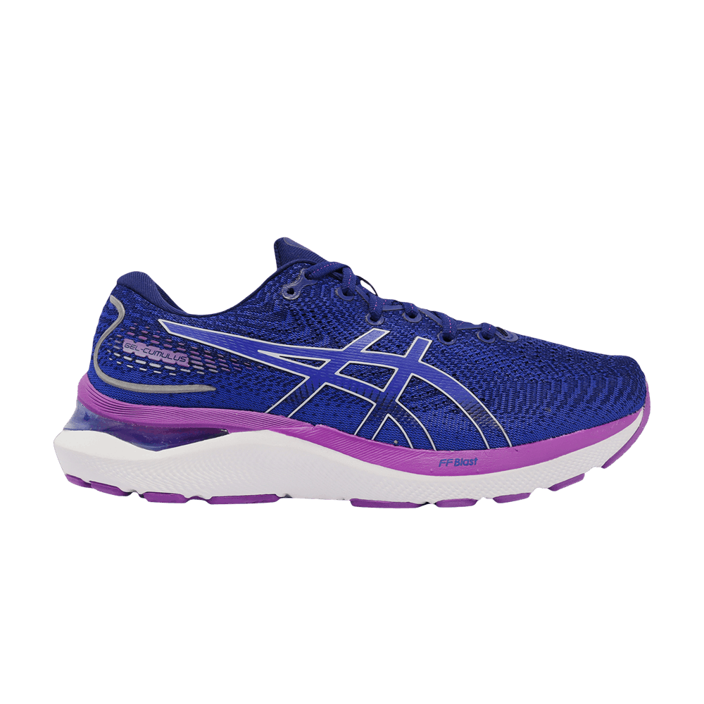 (Women) ASICS Gel Cumulus 24 Wide 'Dive Blue Orchid' 1012B205-400 ...