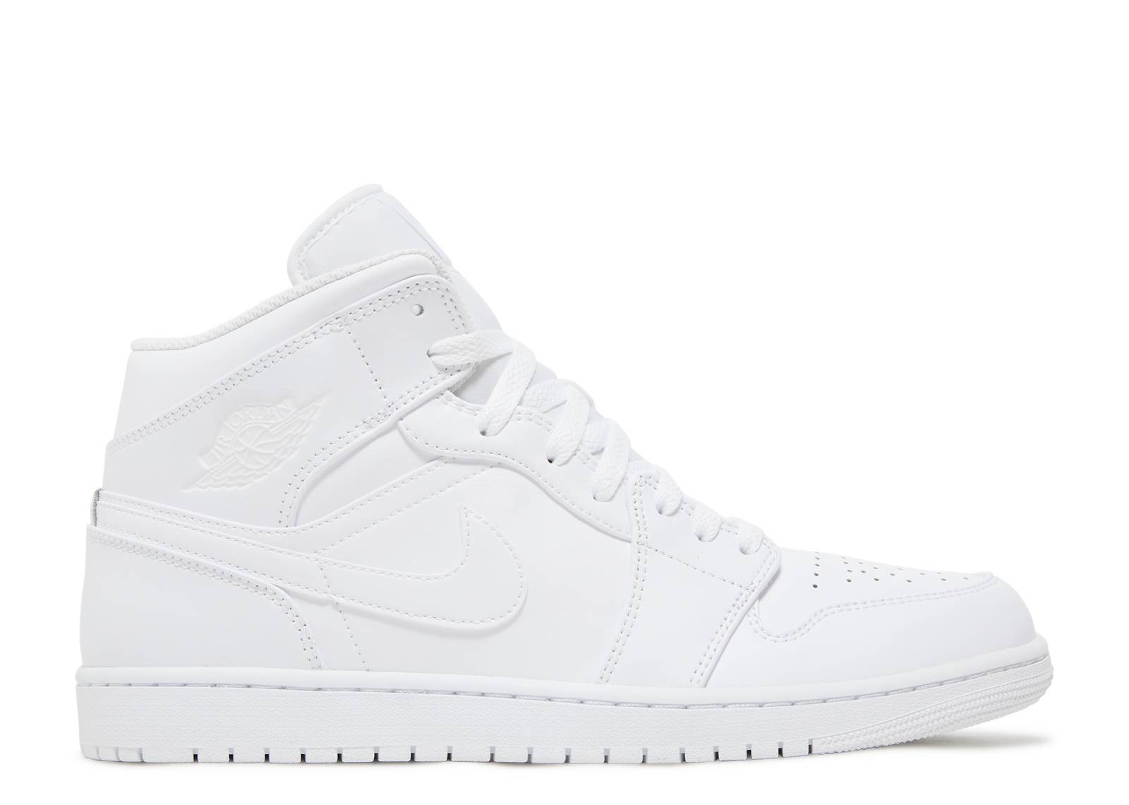 Air Jordan 1 Mid 'Triple White' 2022 - 554724-136 - Novelship