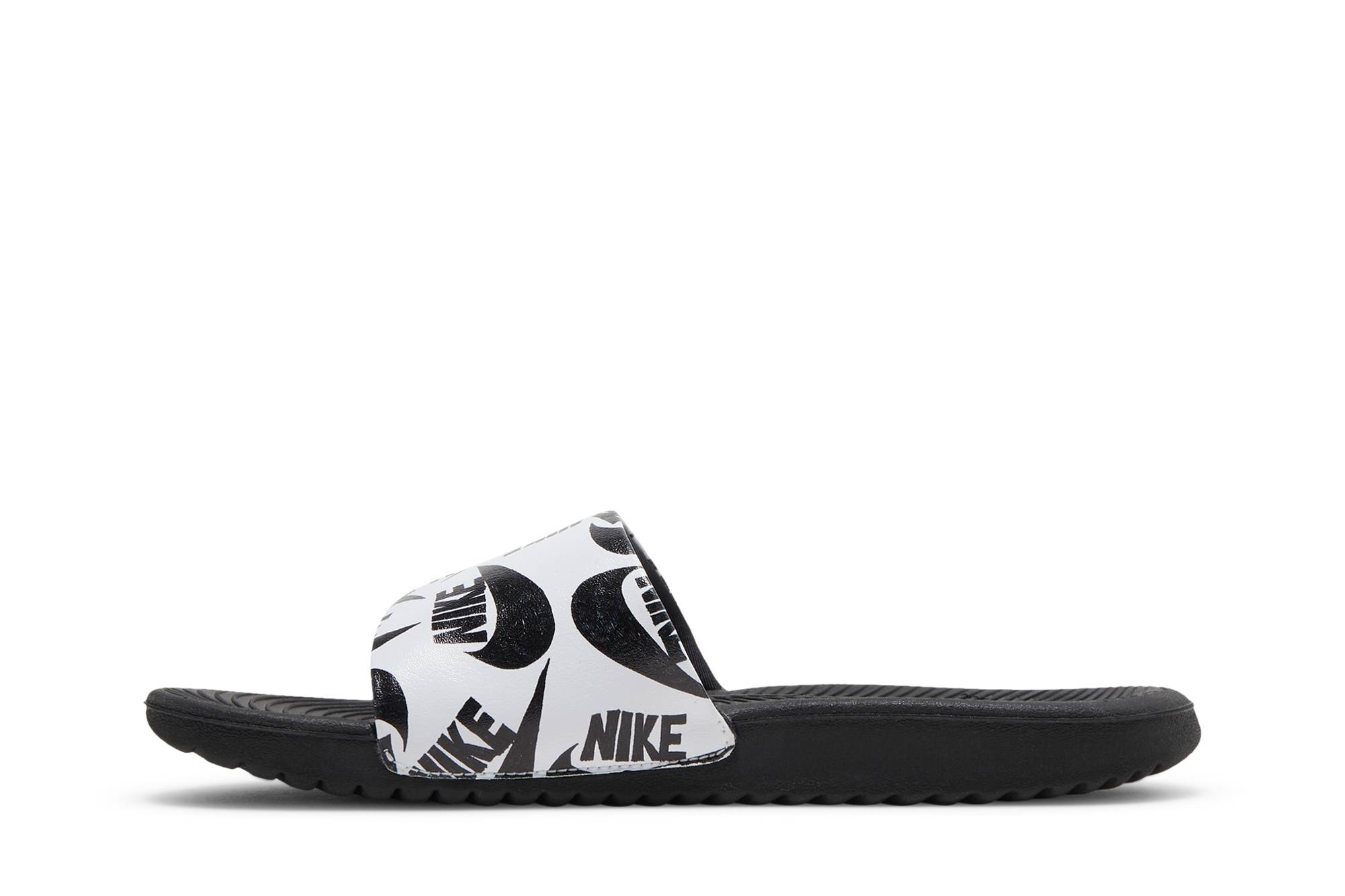 Nike Kawa Slide SE JDI 'Black White' (GS) - CT6619-100 - Novelship