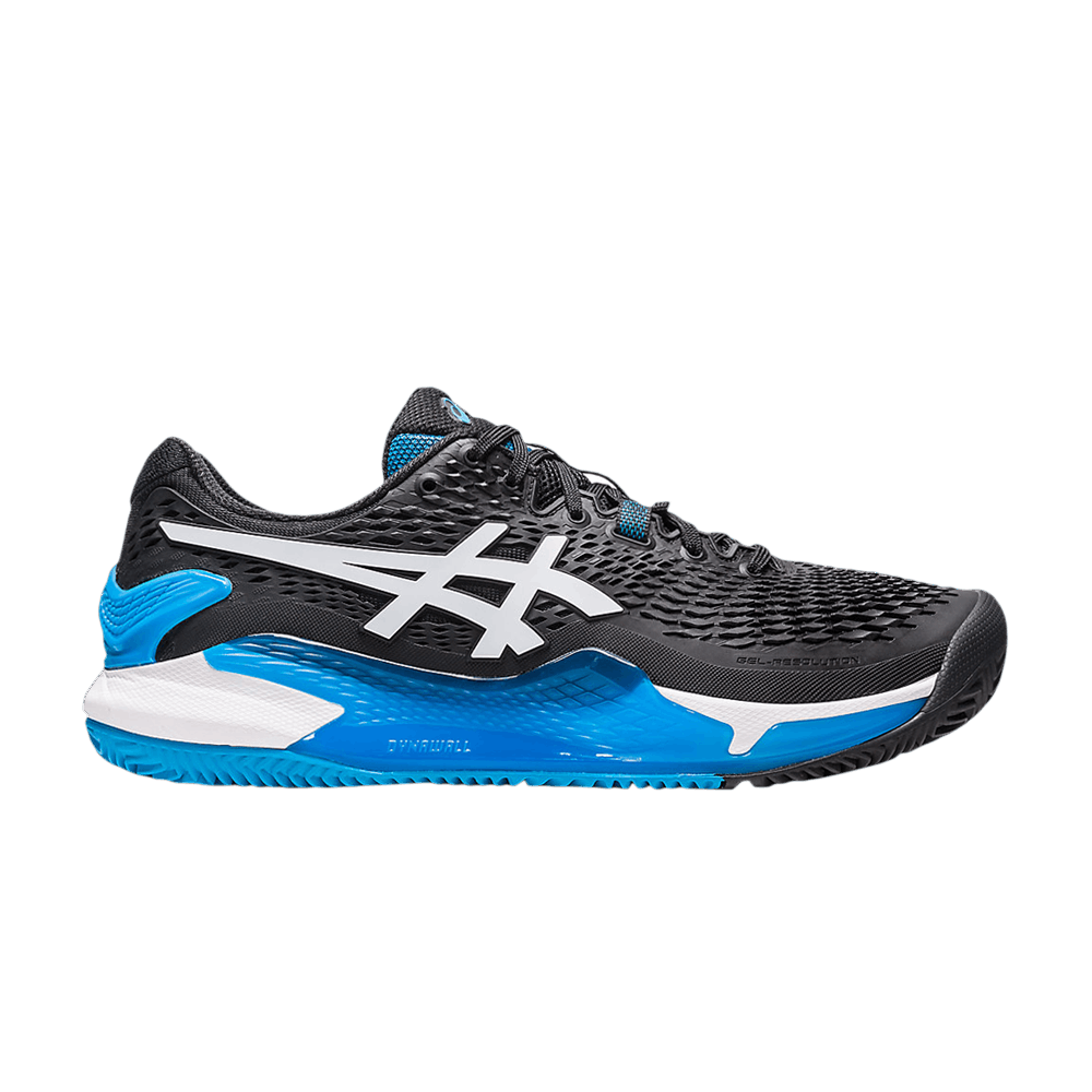 ASICS Gel Resolution 9 Clay 'Black Blue' 1041A375-001 - 1041A375-001 ...