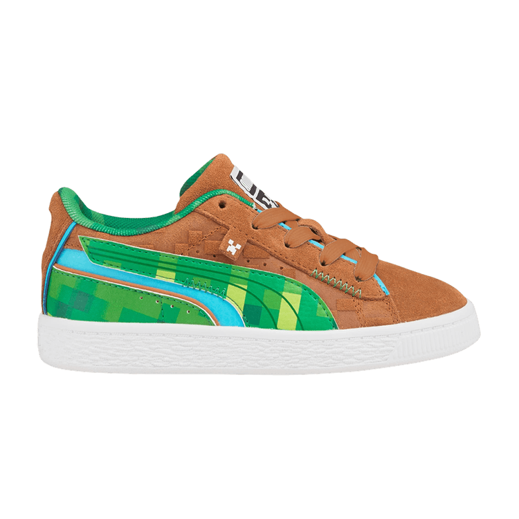 (Youth) Minecraft x Puma Suede 'Grass Block' 384486-01 - 384486-01 ...