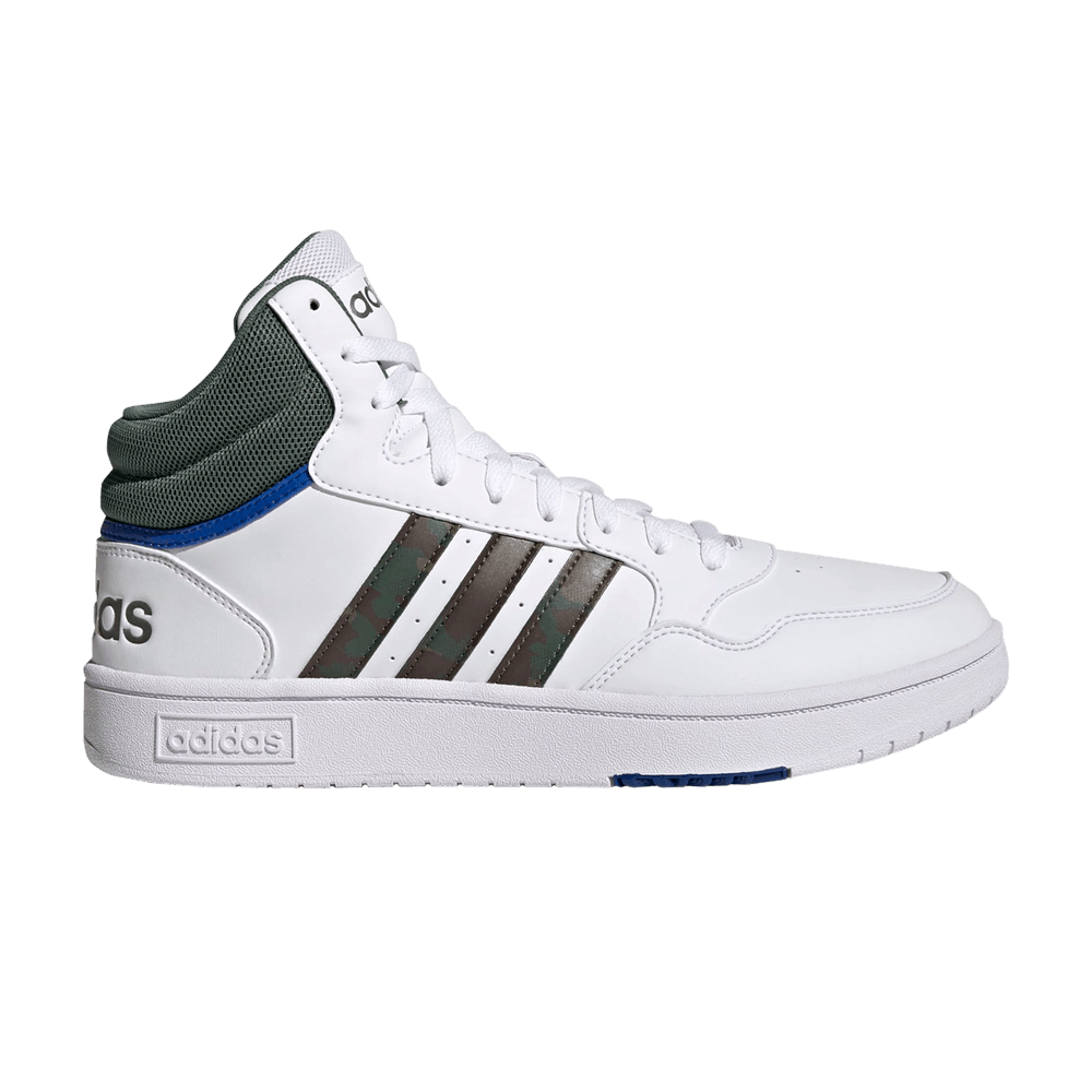 adidas Hoops 3.0 Mid 'White Green Oxide Camo' - GY4747 - Novelship