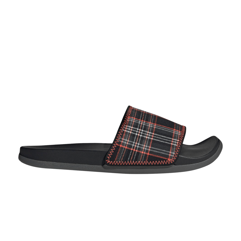 adidas Adilette Comfort Slide 'Black Plaid' GY2488 - GY2488 - Novelship