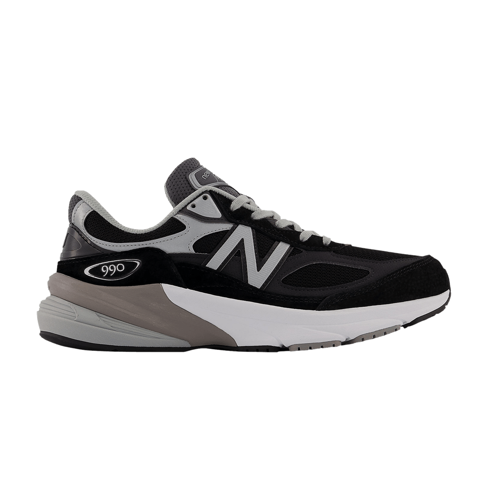 New Balance 990v6 Made in USA 6E Wide 'Black Silver' - M990BK6-6E ...