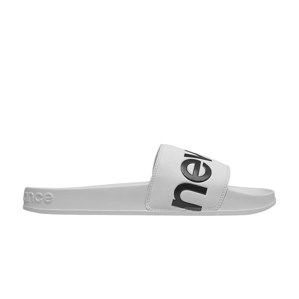 New Balance 200 Slides 4E Wide 'White Black' SMF200WT-4E - SMF200WT-4E ...
