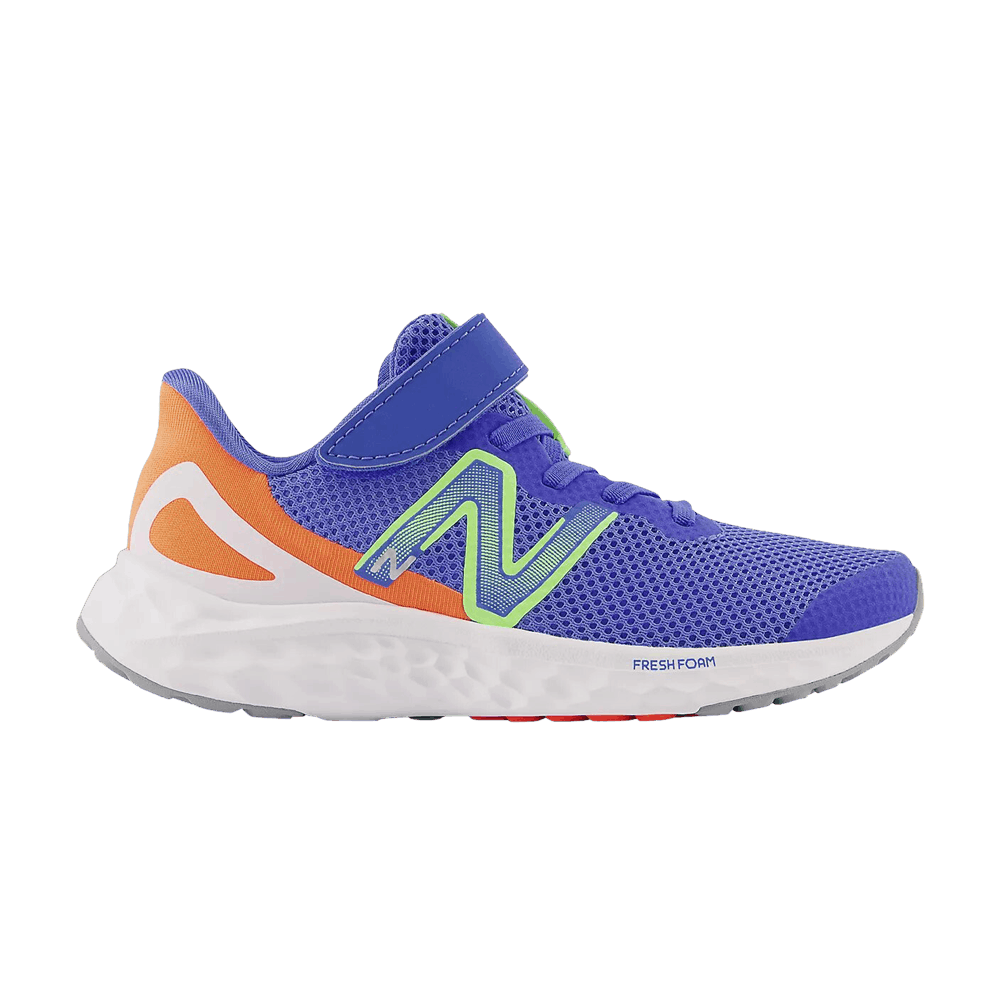 (Youth) New Balance Fresh Foam Arishi v4 Bungee Lace 'Bright Lapis Neon ...