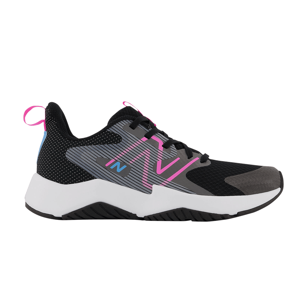 (Grade School) New Balance Rave Run v2 'Black Vibrant Spring' GKRAVBP2 ...