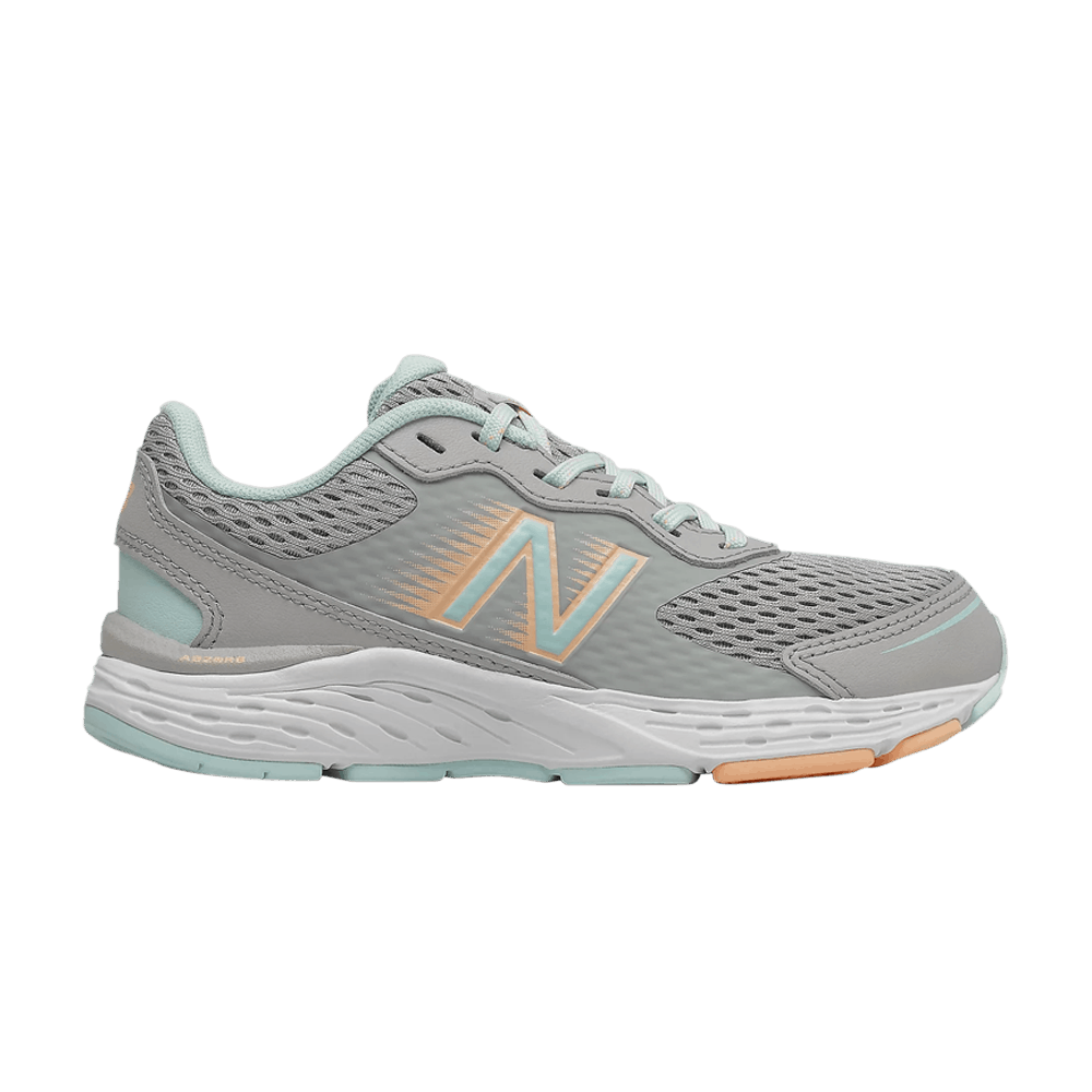 (Grade School) New Balance 680v6 Wide 'Rain Cloud Pale Blue Chill ...