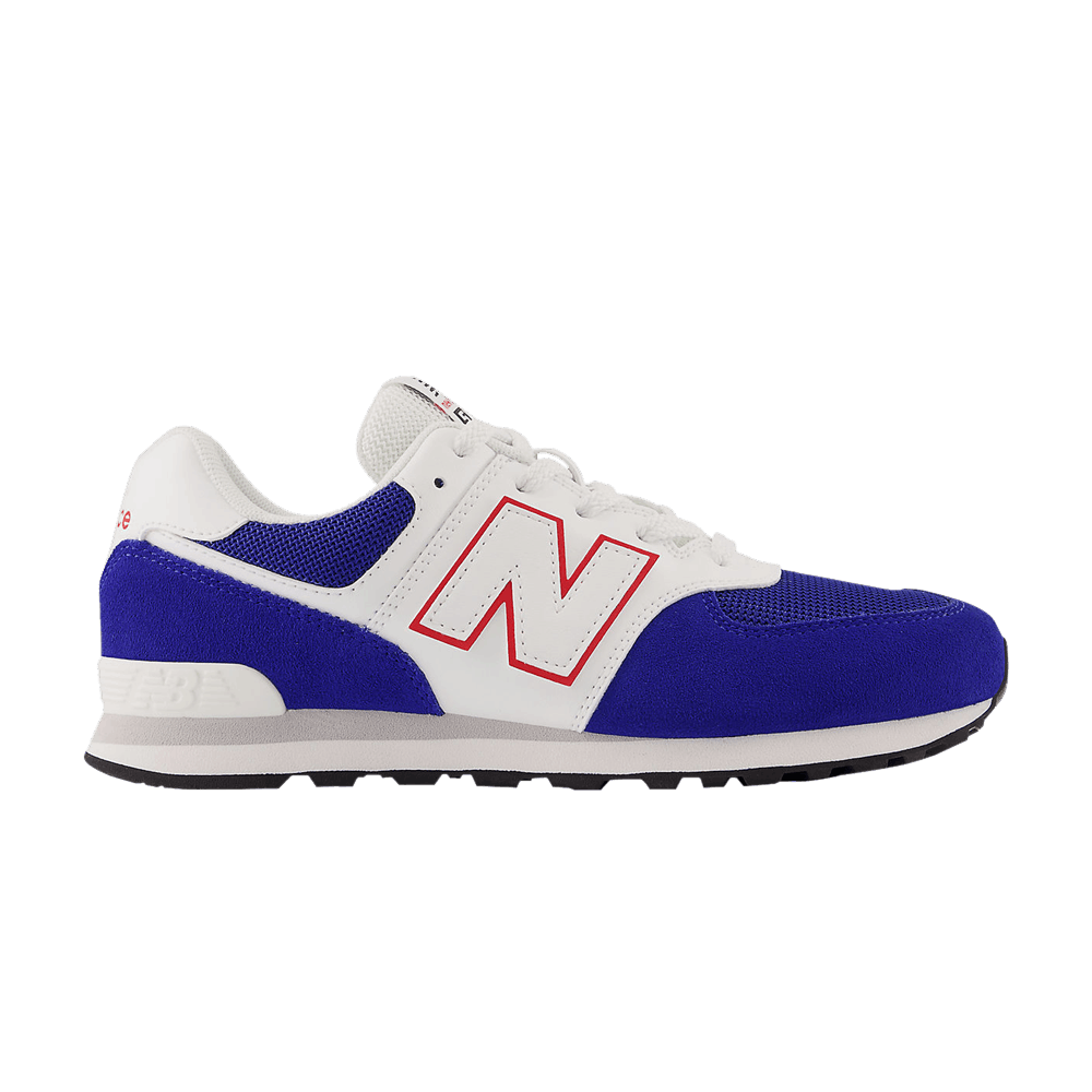 (Grade School) New Balance 574 Wide 'Team Royal White' GC574RT1-W ...