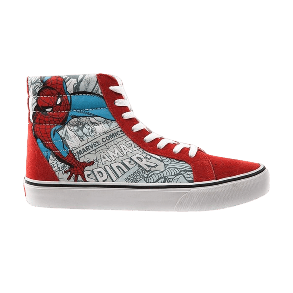 Marvel x Vans Sk8‑Hi Reissue 'Spiderman' - VN-0QG29H8 - Novelship
