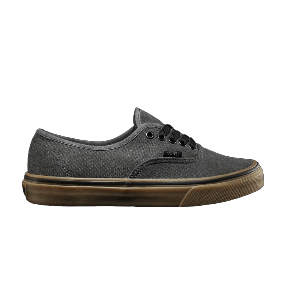 Vans Authentic 'Washed Canvas Black Gum' VN0004MKAKJ - VN0004MKAKJ ...