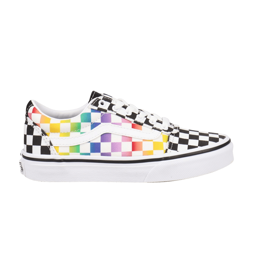 (Grade School) Vans Ward 'Rainbow Checkerboard' VN0A3TFW3RL ...