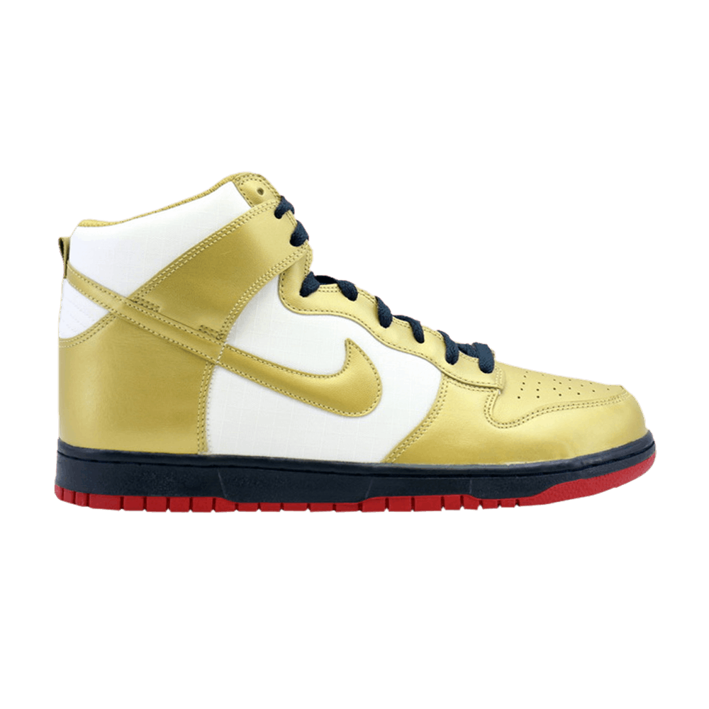 Nike Dunk High 'Metallic Gold White Obsidian' 344648-171 - 344648-171 ...