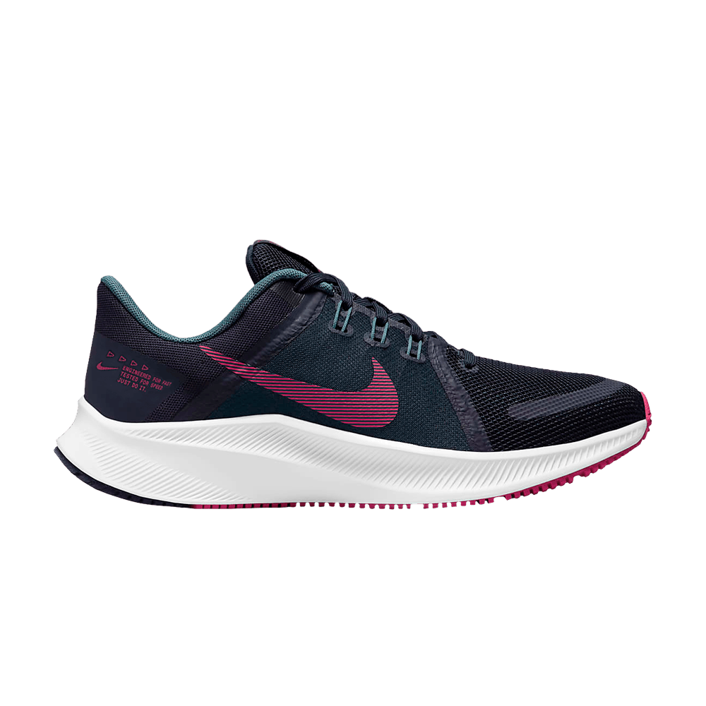 (Women) Nike Quest 4 'Blackened Blue Rush Pink' DA1106‑401 - DA1106-401 ...