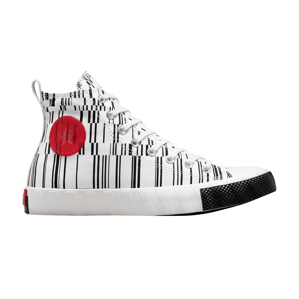 Converse UNT1TL3D High 'Translucent Barcode - White University Red ...