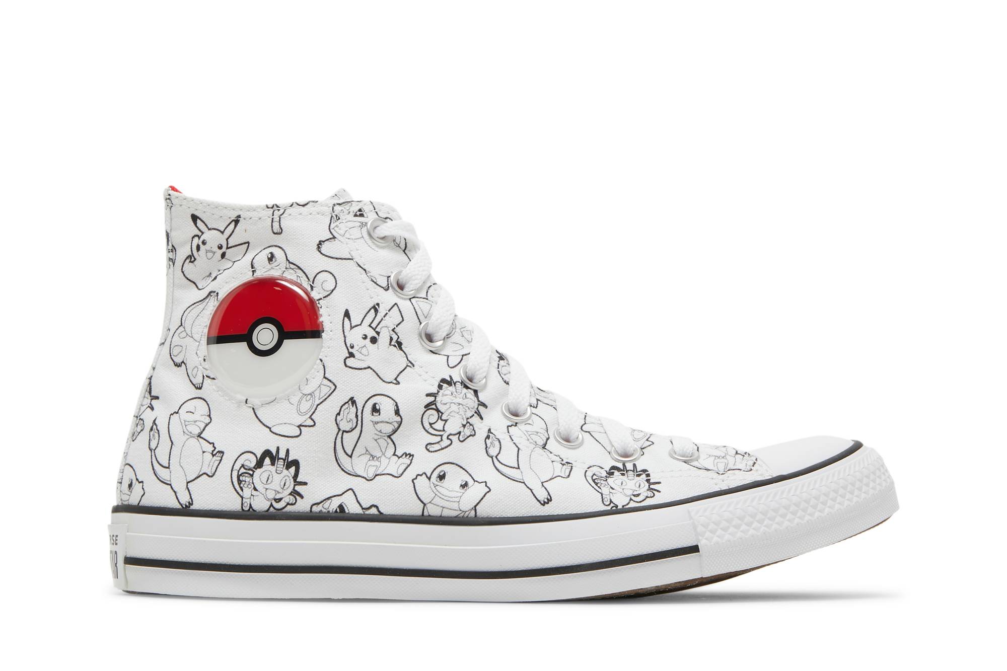 Pokemon x Converse Chuck Taylor All Star High 'Poke Ball' - A01651C ...