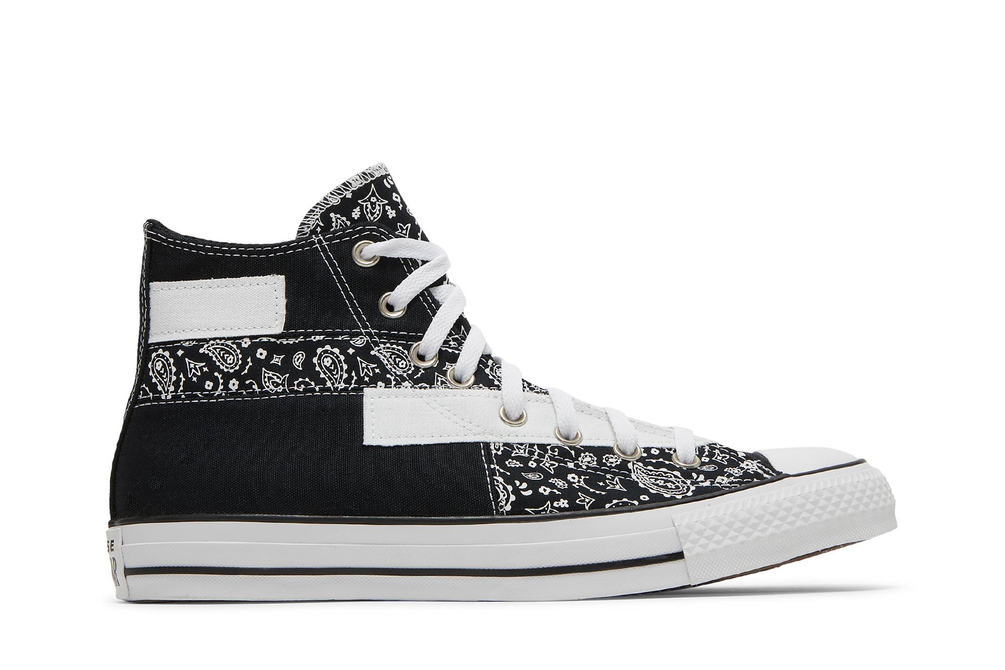 Converse Chuck Taylor All Star High 'Paisley Patchwork ‑ Black ...