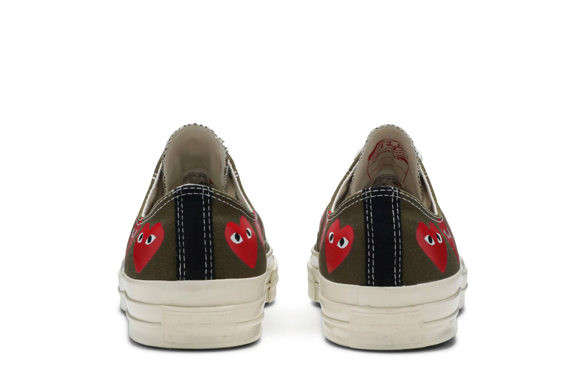 Comme des Garçons PLAY x Converse Chuck 70 Low Top 'Multi Heart ...