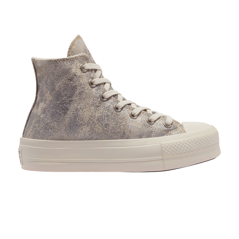 Converse Chuck Taylor All Star Platform High 'Metallic Camo ‑ Silver ...