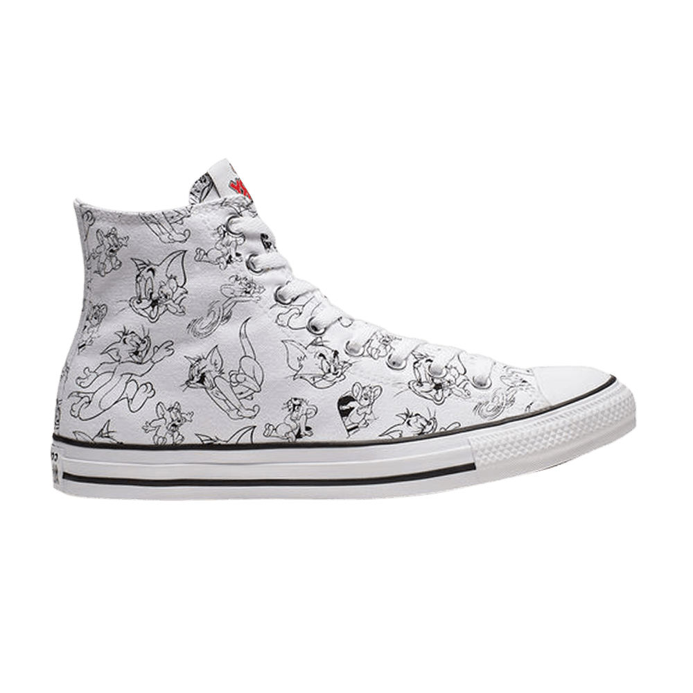 Tom and Jerry x Converse Chuck Taylor All Star High 'White' 165736C ...