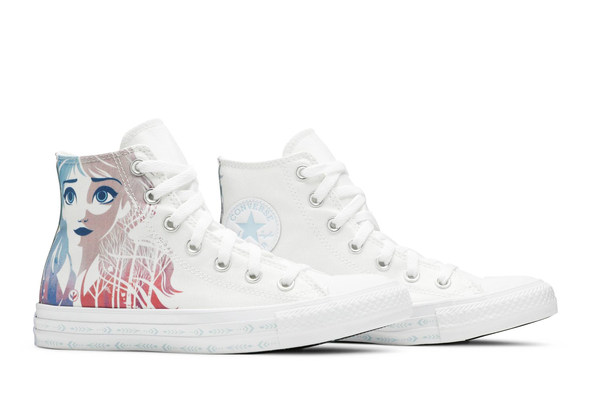 Frozen 2 x Converse Chuck Taylor All Star High 'Anna And Elsa ...