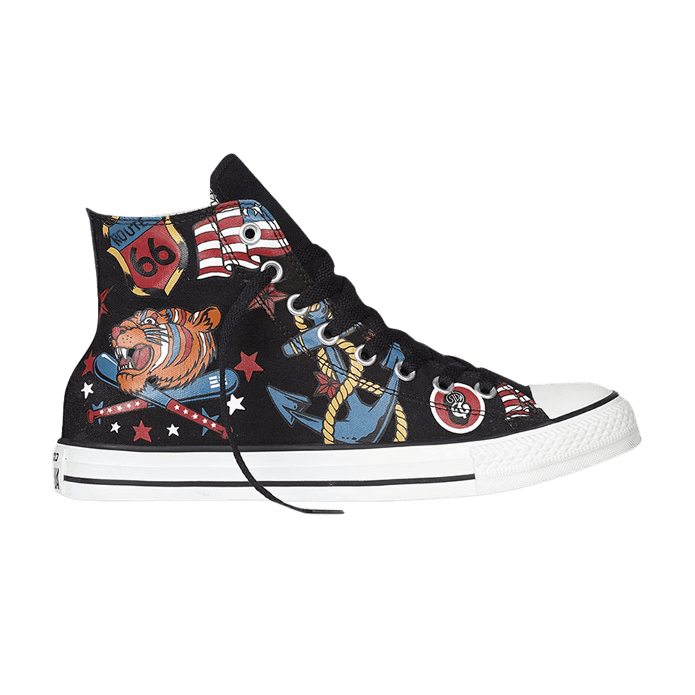 Converse Chuck Taylor All Star High 'Cartoon Graffiti American - Black ...
