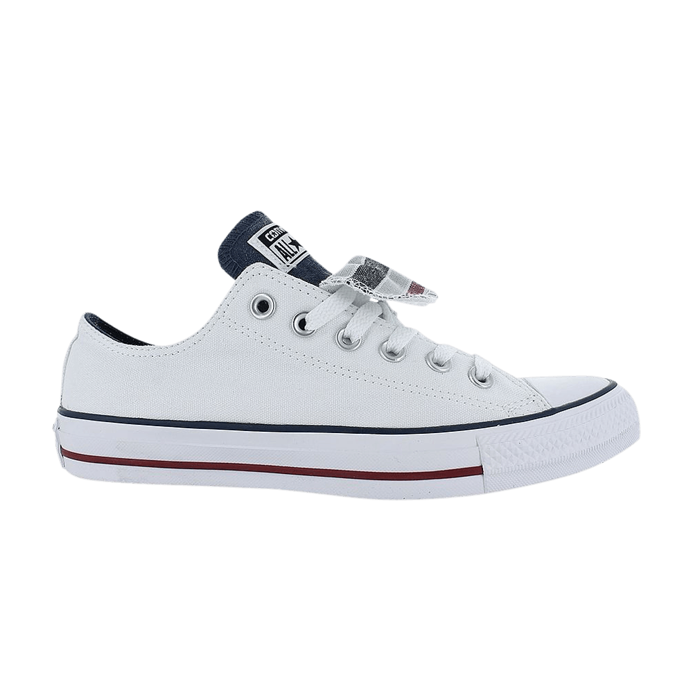 Converse Chuck Taylor All Star Double Tongue Ox 'White Navy' - 145334F ...