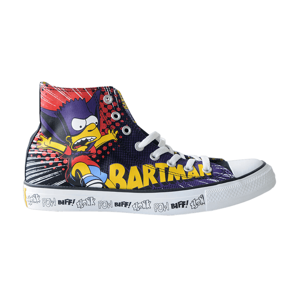 The Simpsons x Converse Chuck Taylor All Star High 'Bartman' - 142037C ...