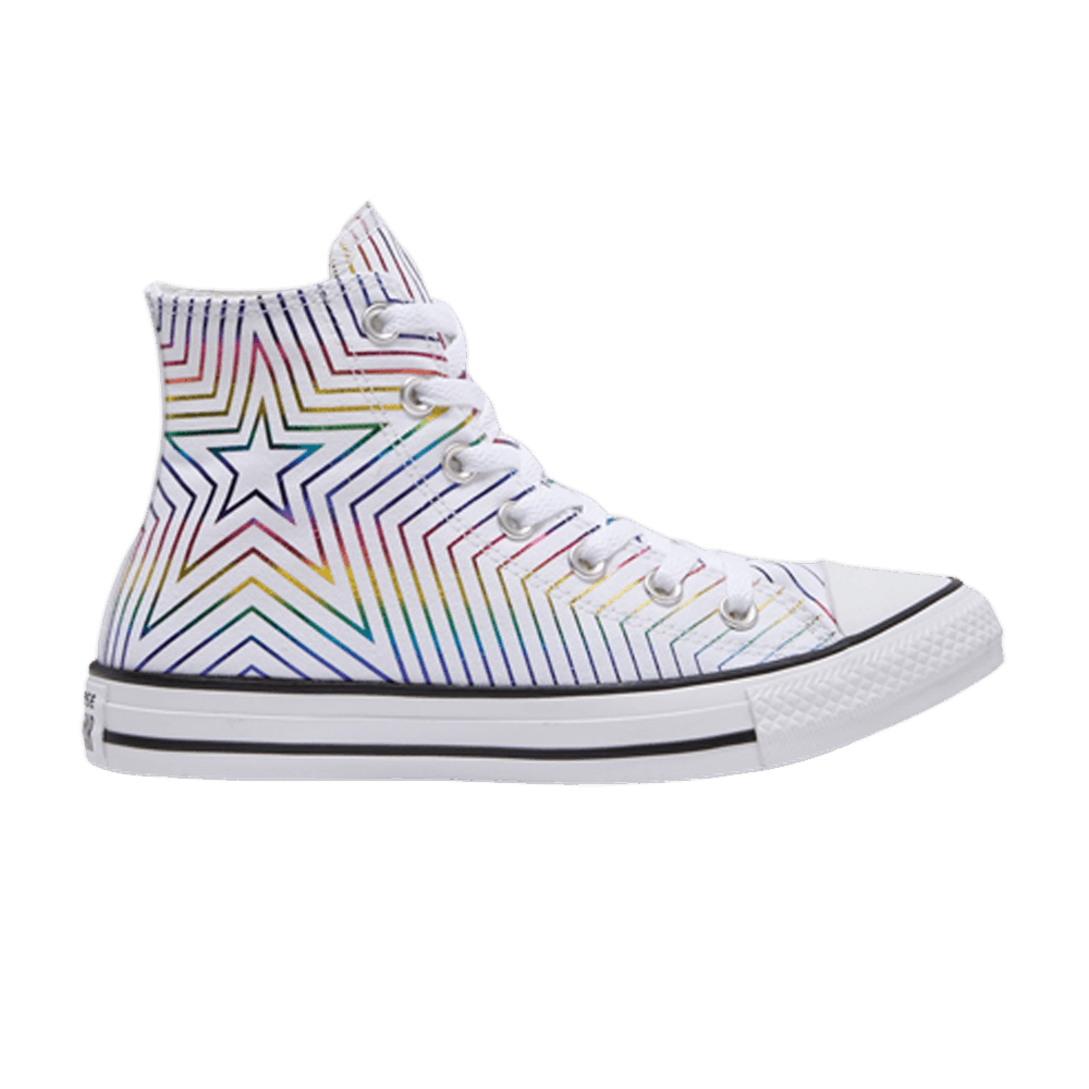 Converse Chuck Taylor All Star High 'Rainbow Metallic Star' (WMNS ...