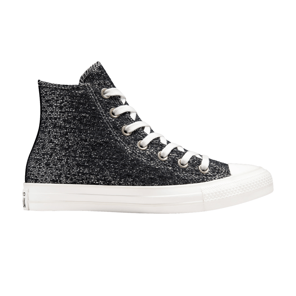(Women) Converse Chuck Taylor All Star High 'Metallic Shimmer - Black ...