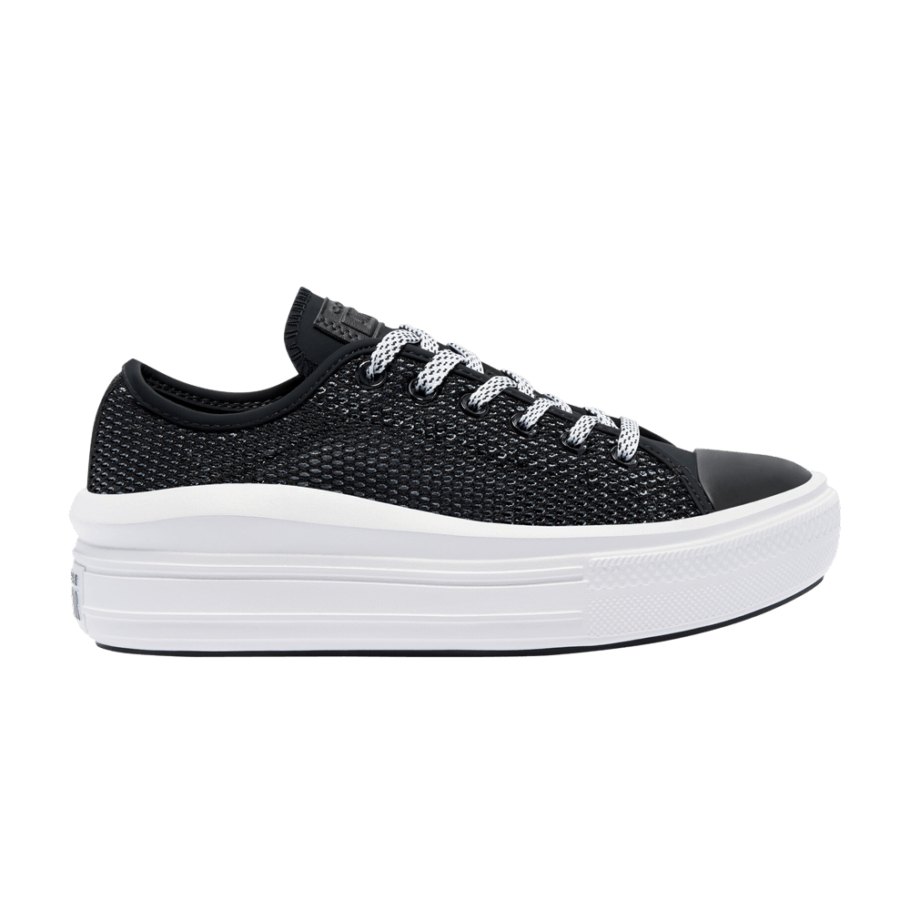 (Women) Converse Chuck Taylor All Star Move Low 'Black White' 570794C ...