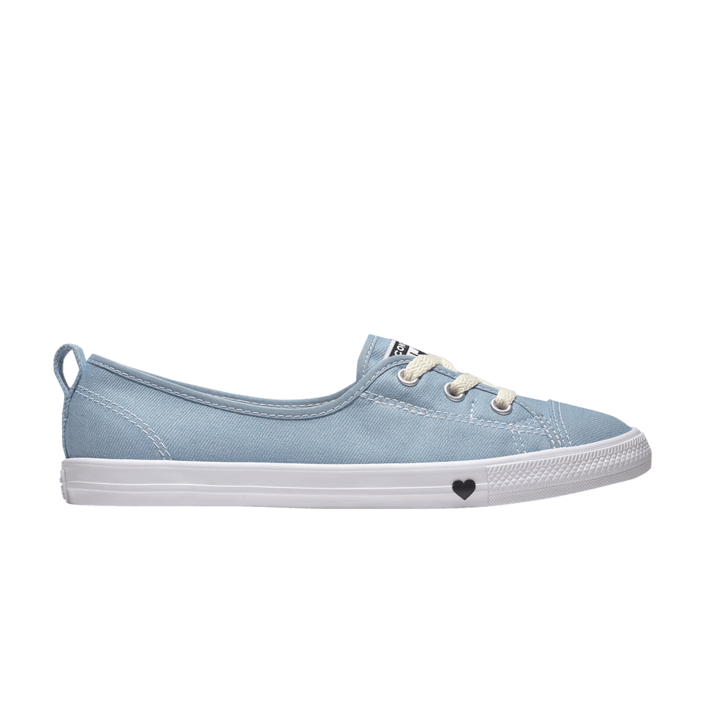 Converse Chuck Taylor All Star Ballet Lace Slip 'Hearts ‑ Light Blue ...