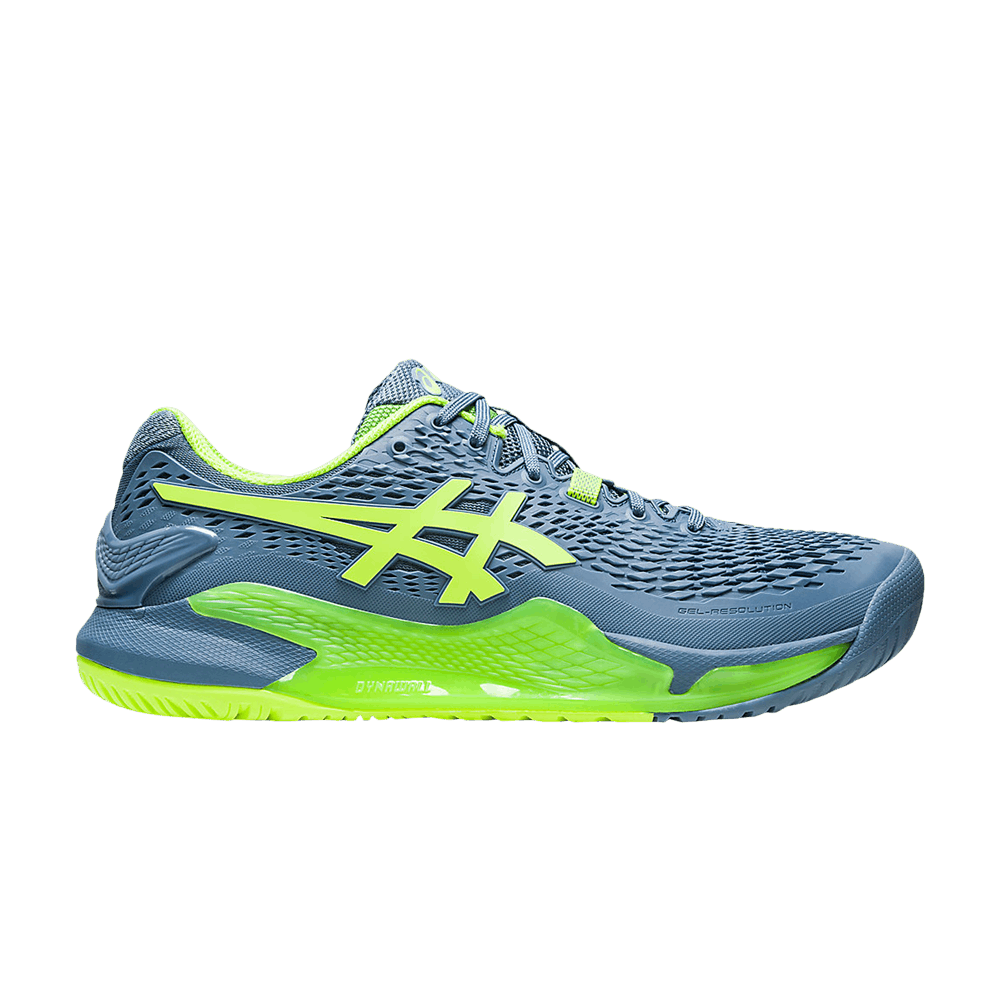 ASICS Gel Resolution 9 'Steel Blue Hazard Green' 1041A330-400 ...