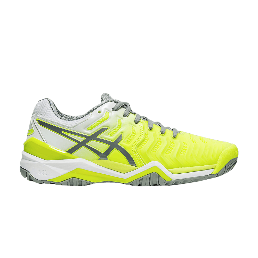 (Women) ASICS Gel Resolution 7 'Safety Yellow Stone Grey' E751Y‑750 ...