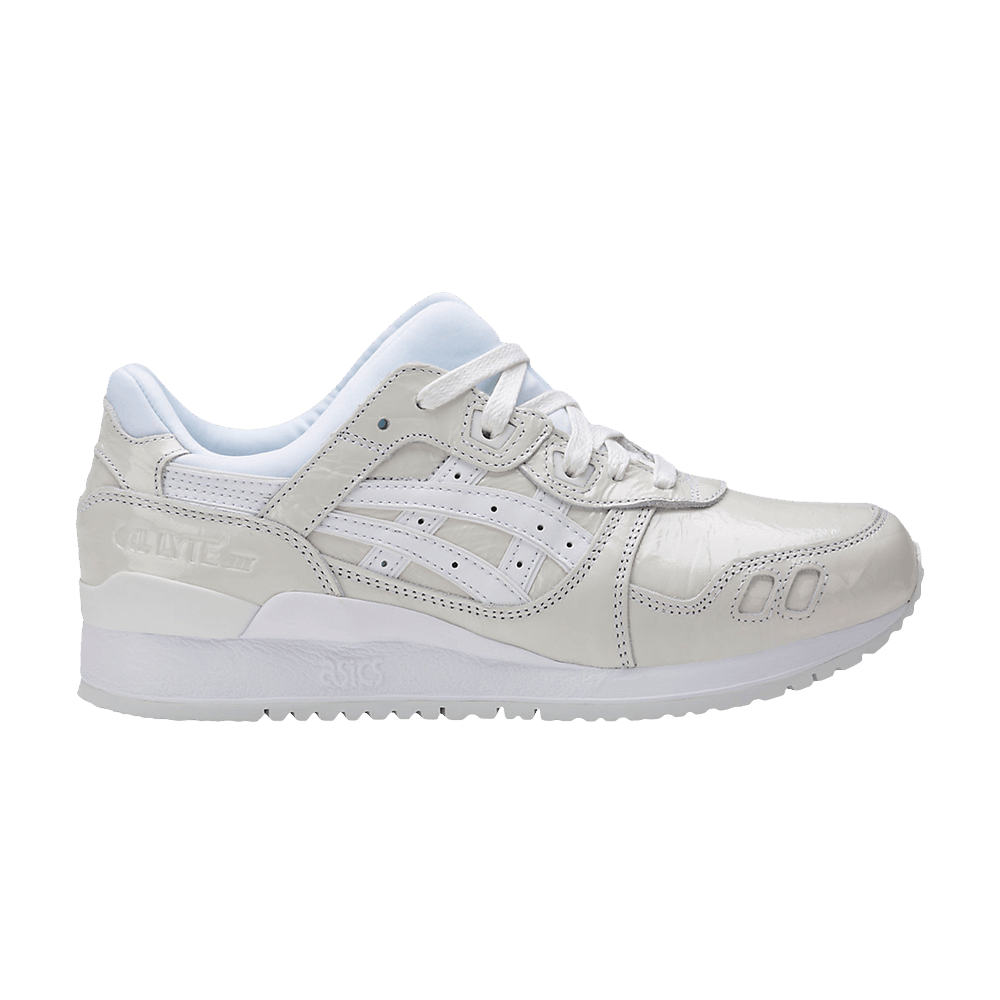 (Women) ASICS Gel Lyte 3 'Crinkled Patent Leather - White' HL7Q5-0101 ...