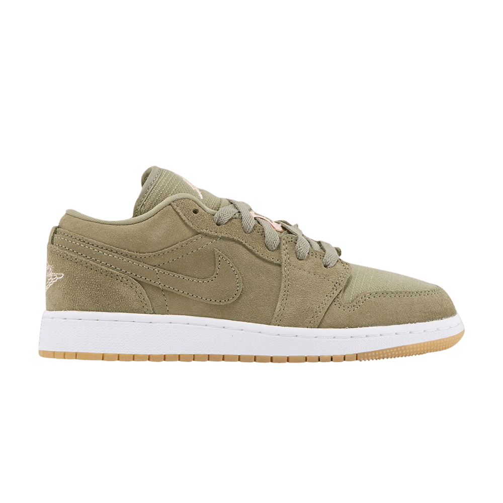 (Grade School) Air Jordan 1 Low 'Trooper Bleached Coral' 554723-216 ...