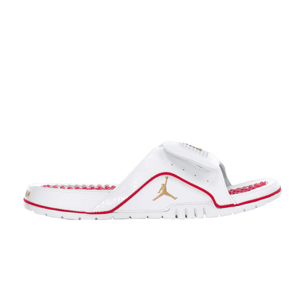 Air Jordan Hydro 4 Retro 'University Red Metallic Gold' - 532225-117 ...