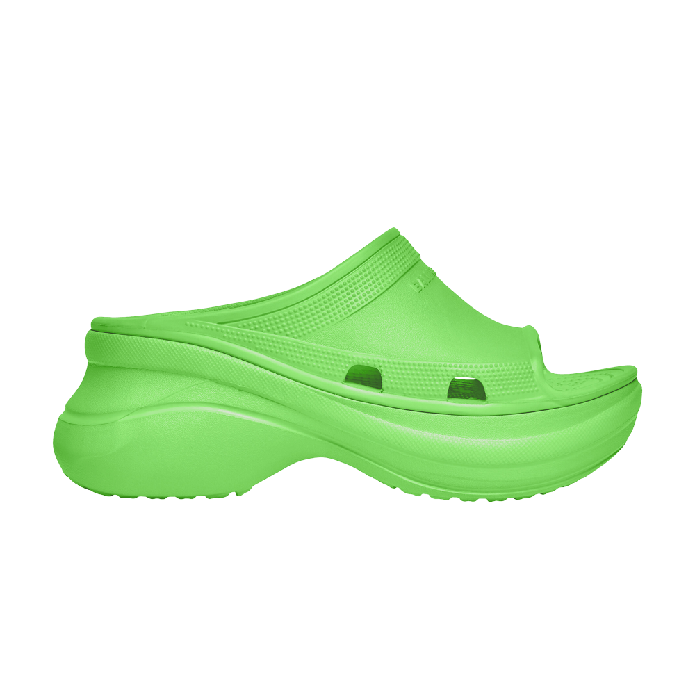 Crocs x Balenciaga Pool Slide Sandal 'Neon Green' (WMNS) - 677389-W1S8E ...