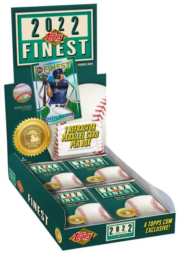 2022 Topps Finest Flashbacks Baseball Hobby Box - Novelship 2022 Topps Finest Flashbacks Baseball Hobby Box - Novelship