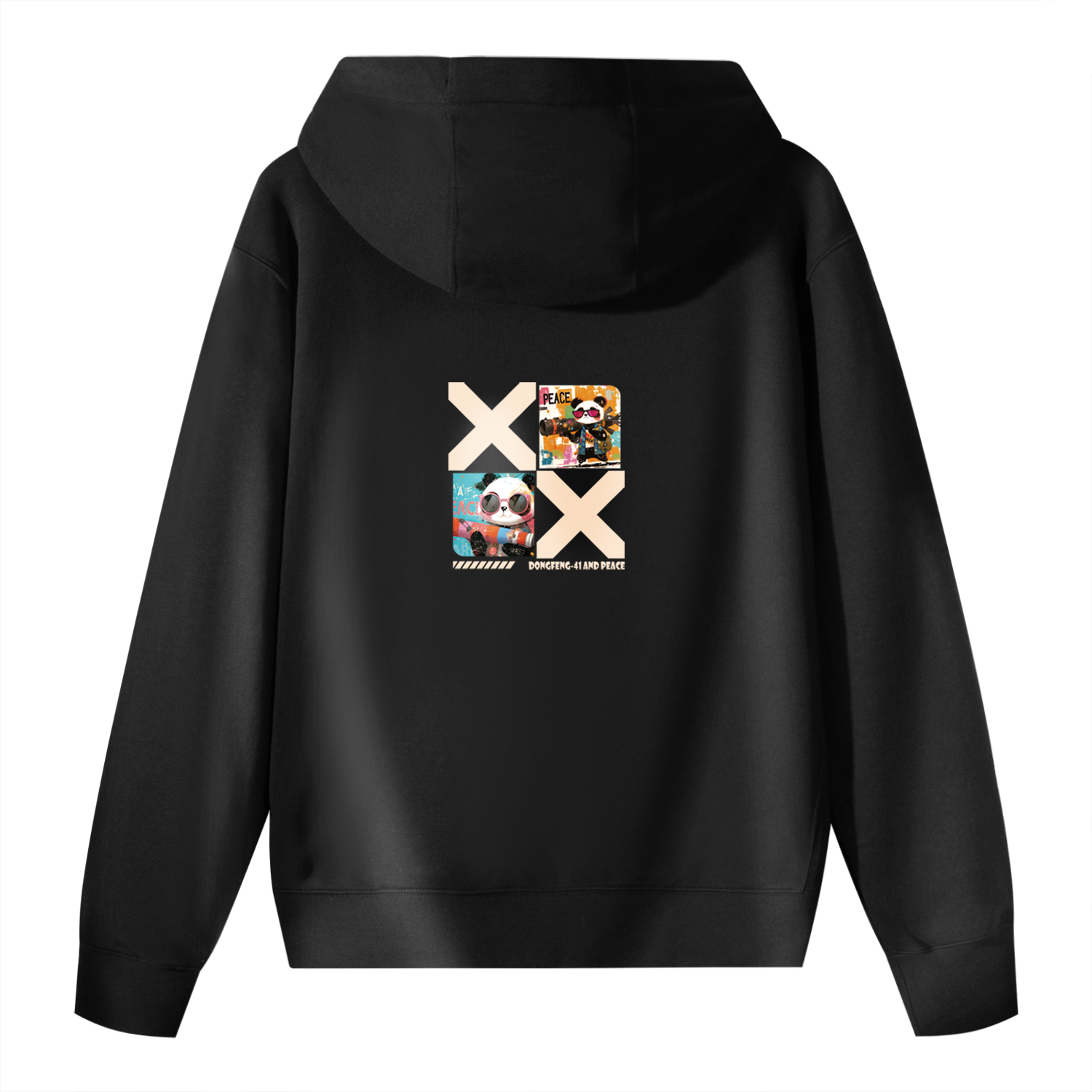 購買 [客製服飾] Nike Panda 反擊A版拉鍊連帽外套 男女通用 黑色 BV2649-010(GROUPT ...
