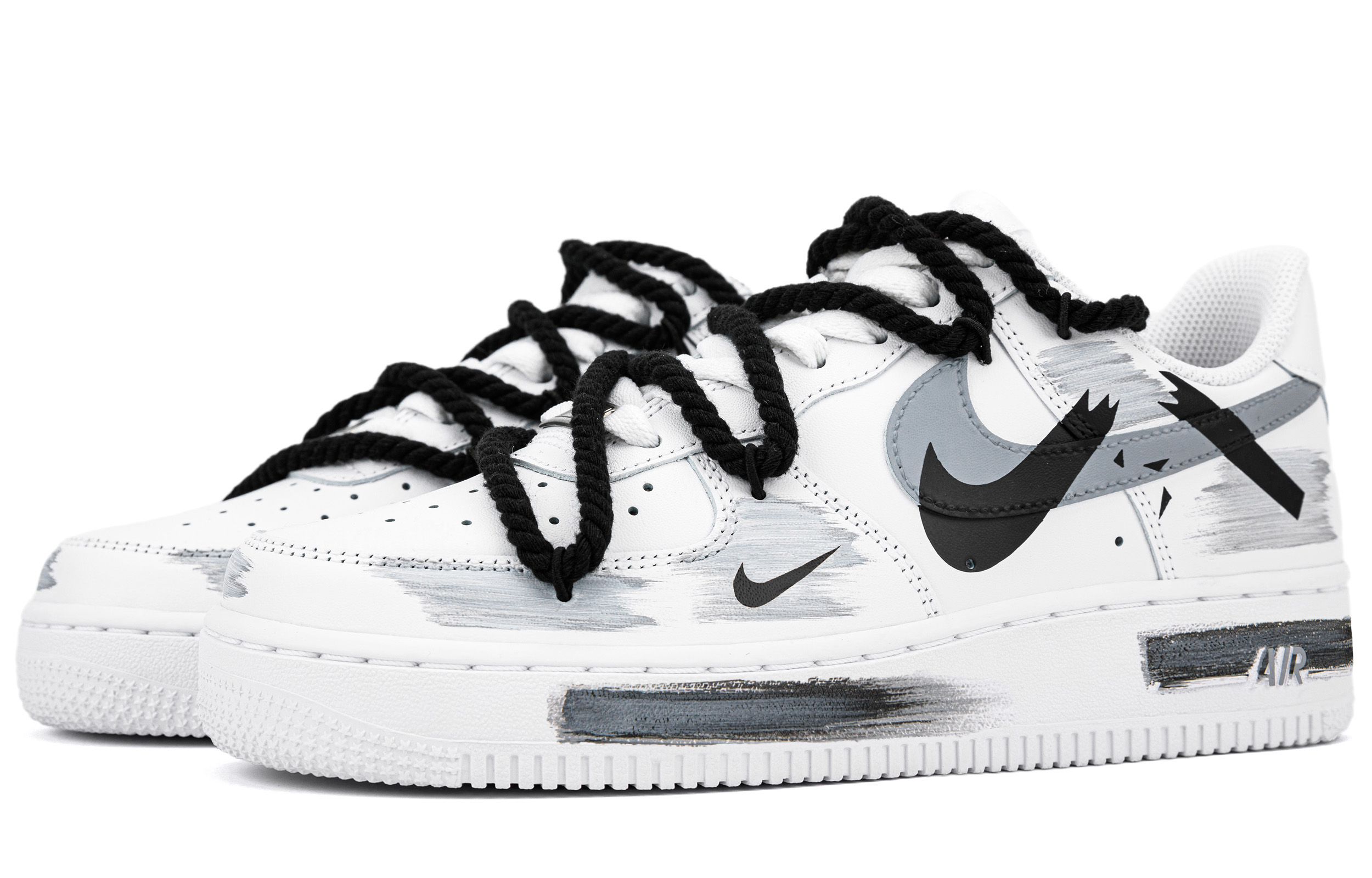 Buy [Custom Shoes] (Women) Nike Air Force 1 Low 'Hand-Painted Fractured ...