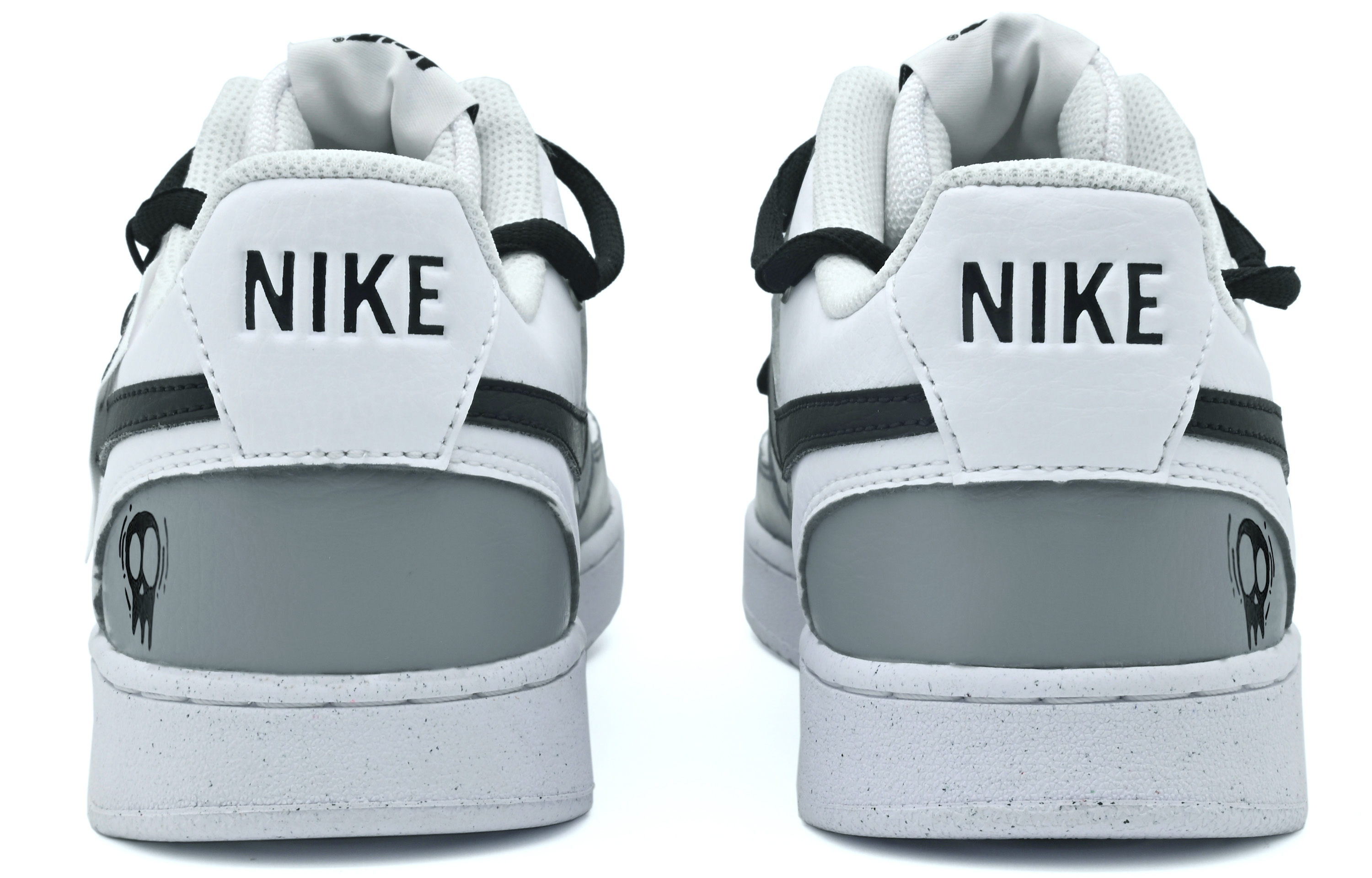 Buy [Custom Shoes] (Women) Nike Court Vision Low 'Grey White' - Novelship