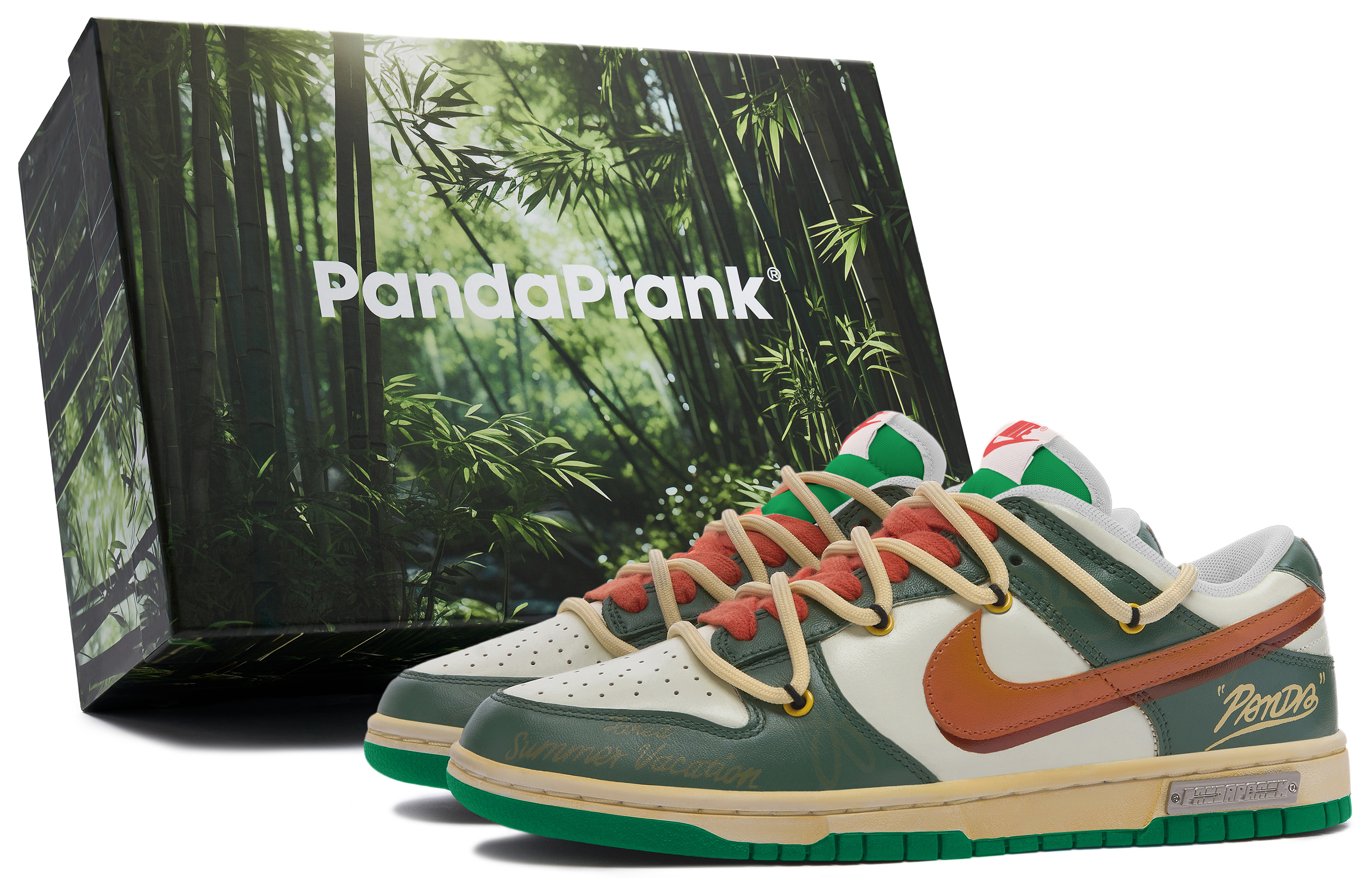 [Custom Shoes] (Women) Nike Dunk Low 'Panda Prank - Summer Graffiti ...